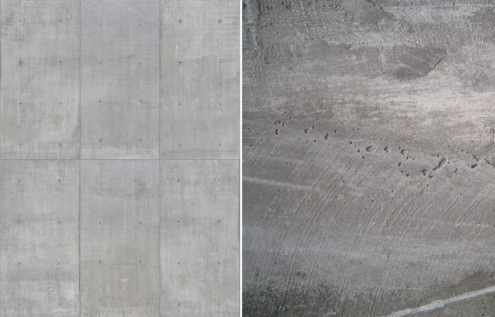 تایل بتن اکسپوز نما، کف و سه بعدی - هال هرم